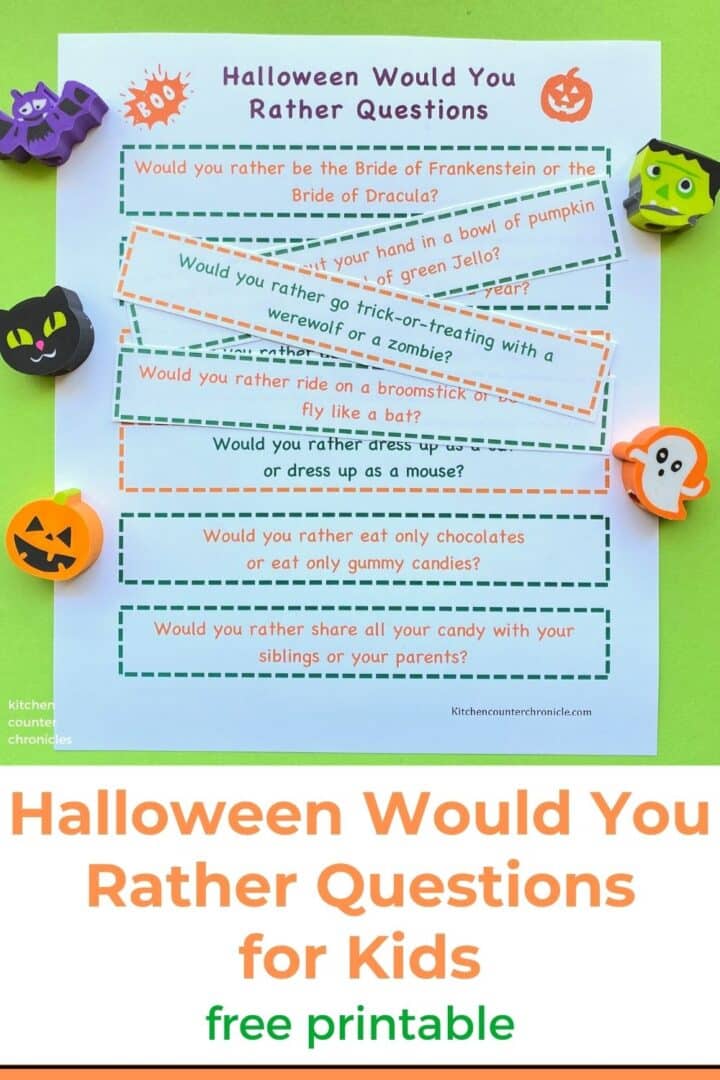 Silly and Spooky Would You Rather Halloween Questions for Kids