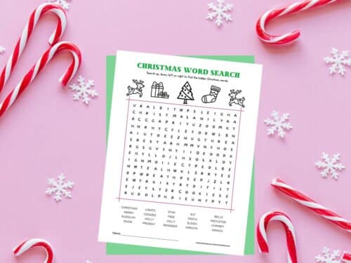 Fun and Free Christmas Word Search Game Printable