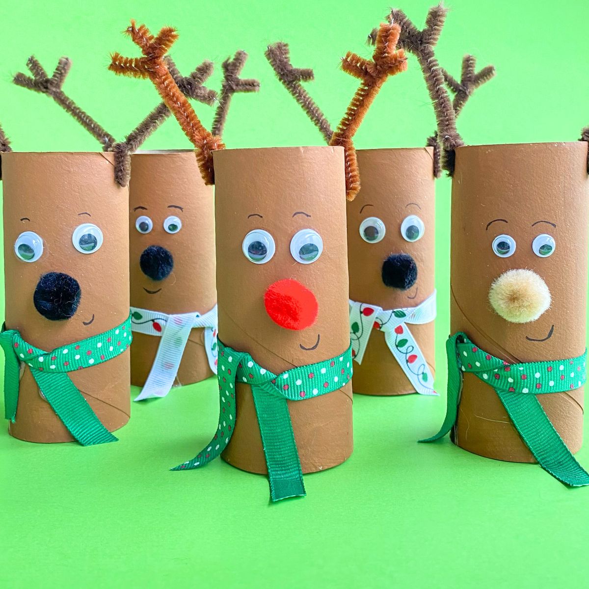 Diy Paper Reindeer Reindeer Paper Lantern Crafts | Christmas Crafts