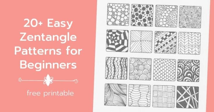 Fall Zentangle Patterns and Fall Zentangle Templates