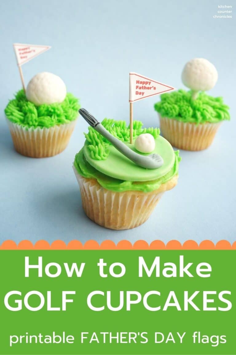 Super Fun and Easy Golf Cupcakes