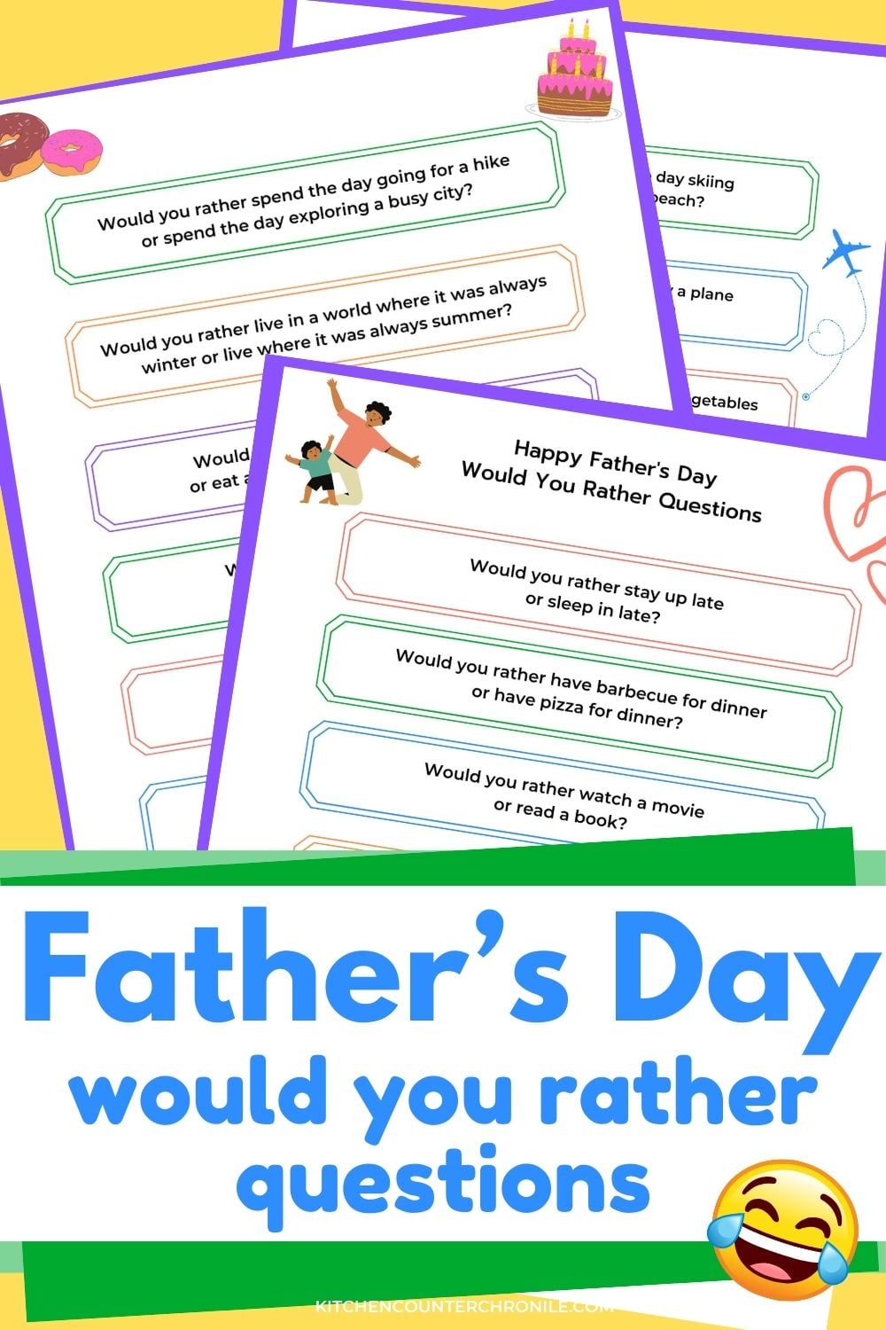 Funny Father's Day Would You Rather Edition
