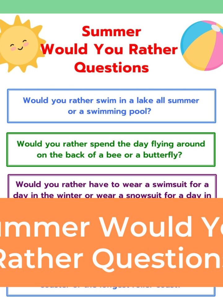 Fun Would You Rather Questions for Middle School