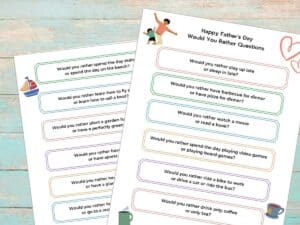 Funny Father's Day Would You Rather Edition