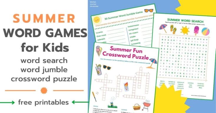 Ultimate Collection of Printable Games for Kids of All Ages