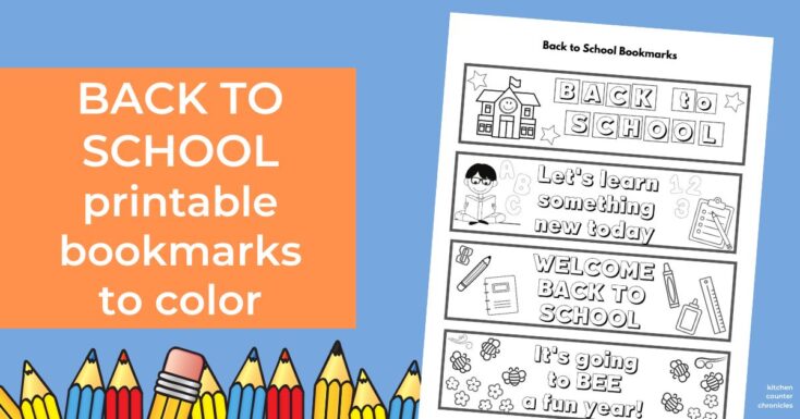 50+ Printable Bookmarks to Color