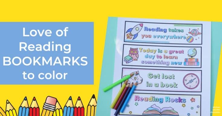 Welcome Back to School Coloring Bookmarks for Students