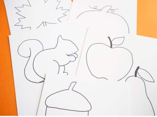 Fall Zentangle Patterns and Fall Zentangle Templates