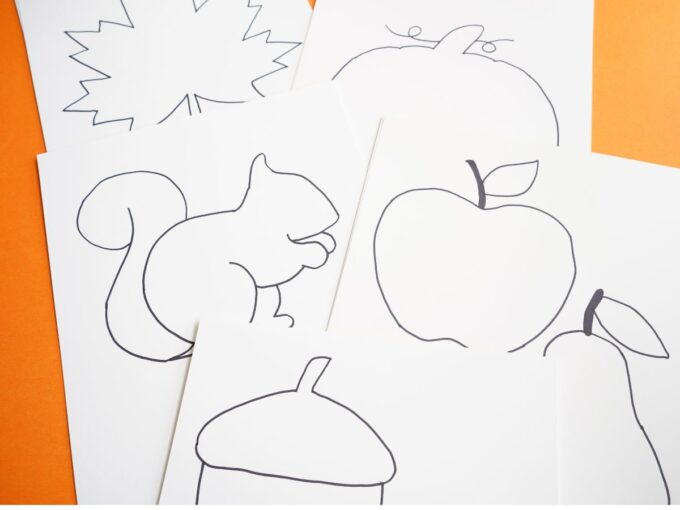 Fall Zentangle Patterns and Fall Zentangle Templates