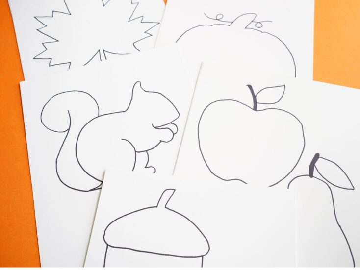 Fall Zentangle Patterns and Fall Zentangle Templates