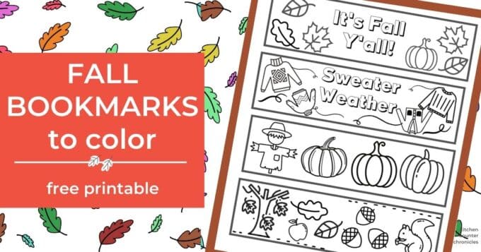 50+ Printable Bookmarks to Color