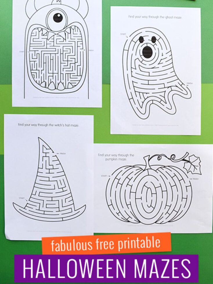 Fun Free Printable Halloween Games for Kids