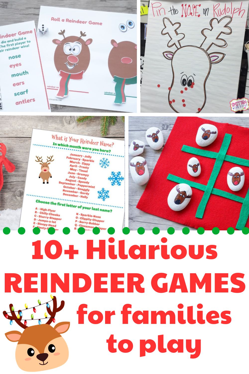 15+ Fun Christmas Reindeer Games to Play