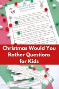 Funny Would You Rather Christmas Edition for Kids