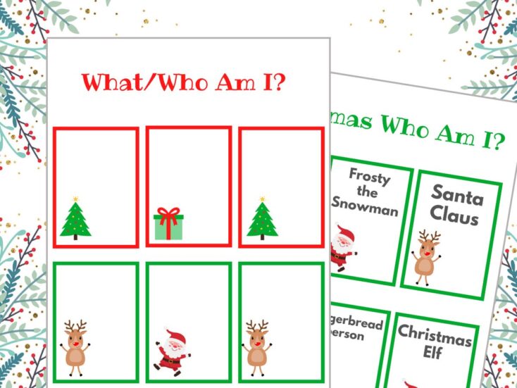 Christmas Who Am I? Game