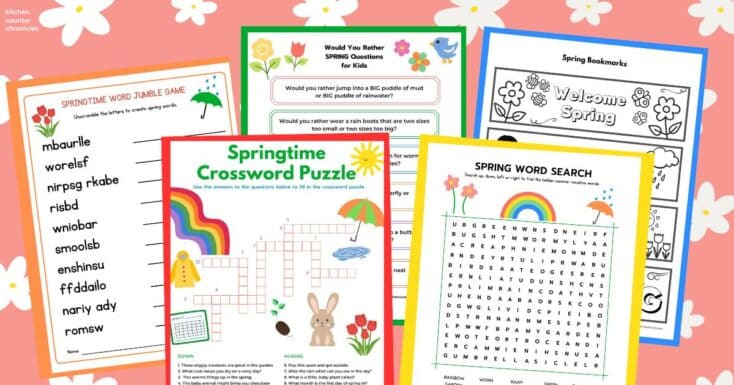 Play Spring Word Games for Kids
