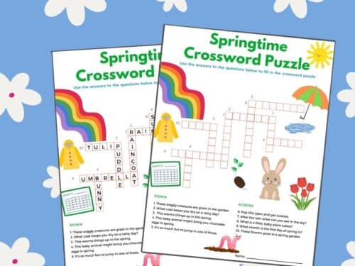 Fun Spring Printable Activities for Kids
