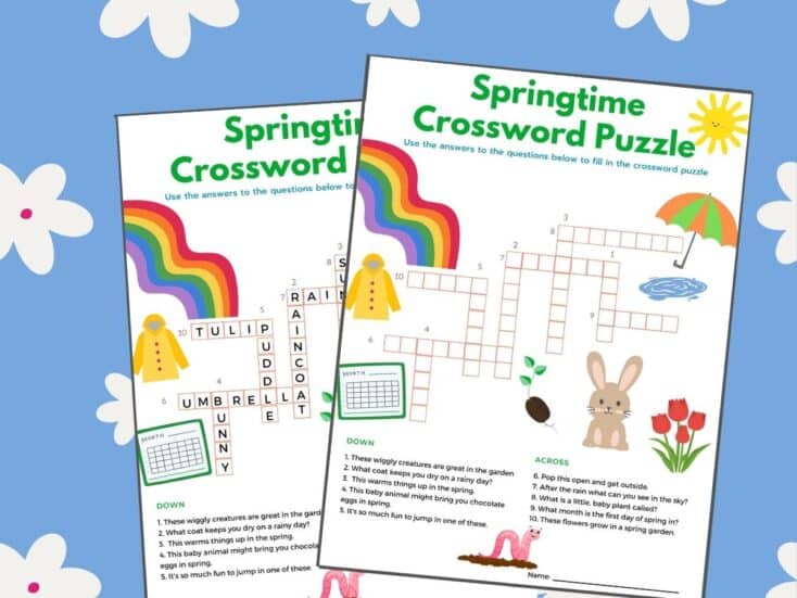 Fun Spring Printable Activities for Kids
