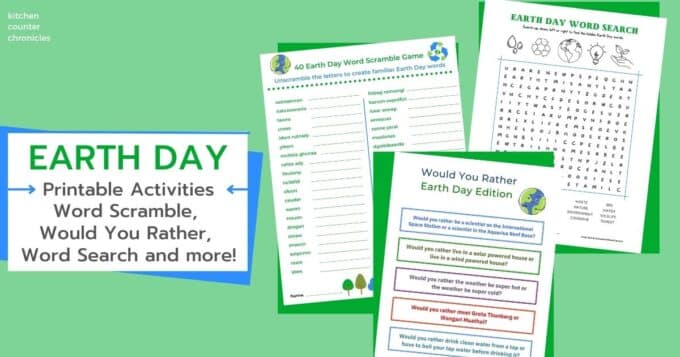 Earth Day Activity - Earth Day Crossword Puzzle