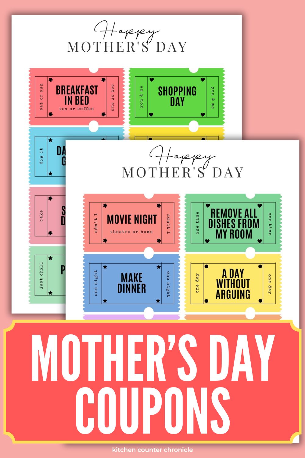 Mother's Day Coupons for Tweens and Teens