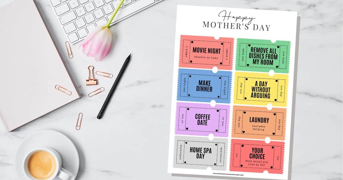 Mother's Day Coupons for Tweens and Teens