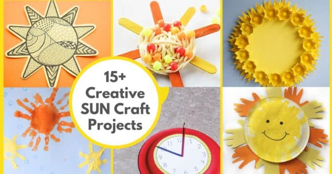 Summer Sun Zentangle Patterns and Template