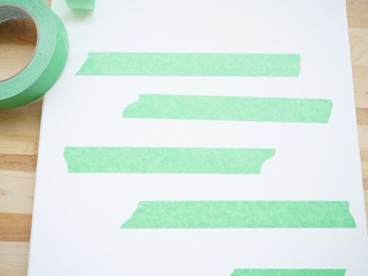 Inspirational Quote Tape Resist Art Project for Tweens