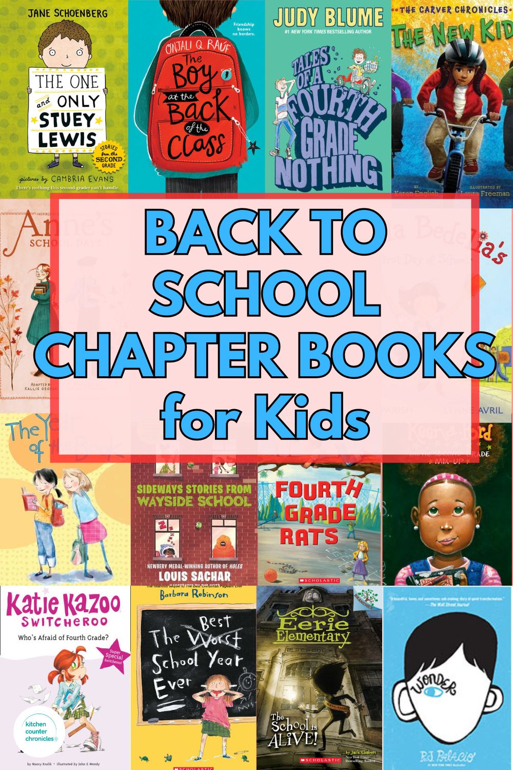 Best Back to School Chapter Books