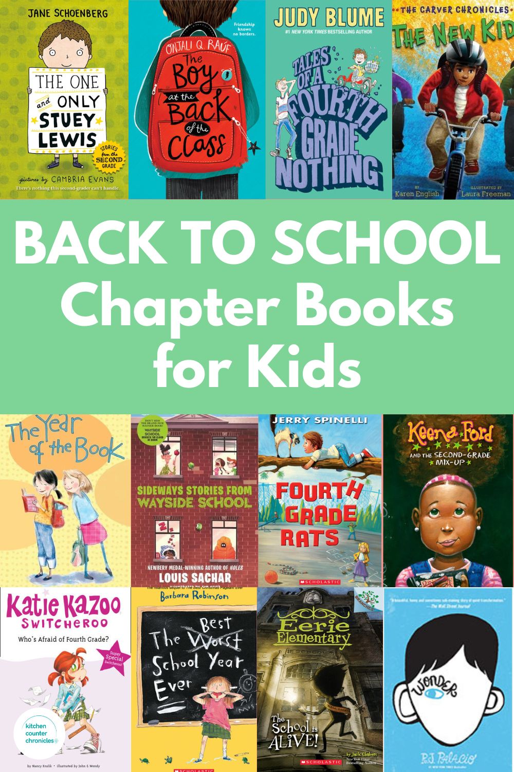 Best Back to School Chapter Books