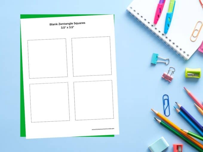 Free Printable Zentangle Squares