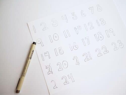 Creative DIY Wooden Advent Calendar