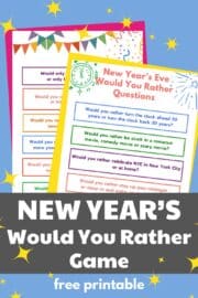 New Year's Would You Rather Questions