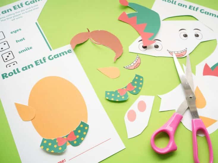 Roll An Elf Game for Kids
