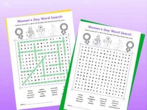 International Women's Day Word Games