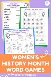 International Women's Day Word Games