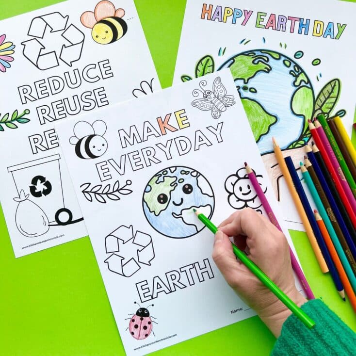 Printable Earth Day Coloring Pages