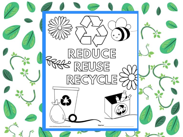 Printable Earth Day Coloring Pages