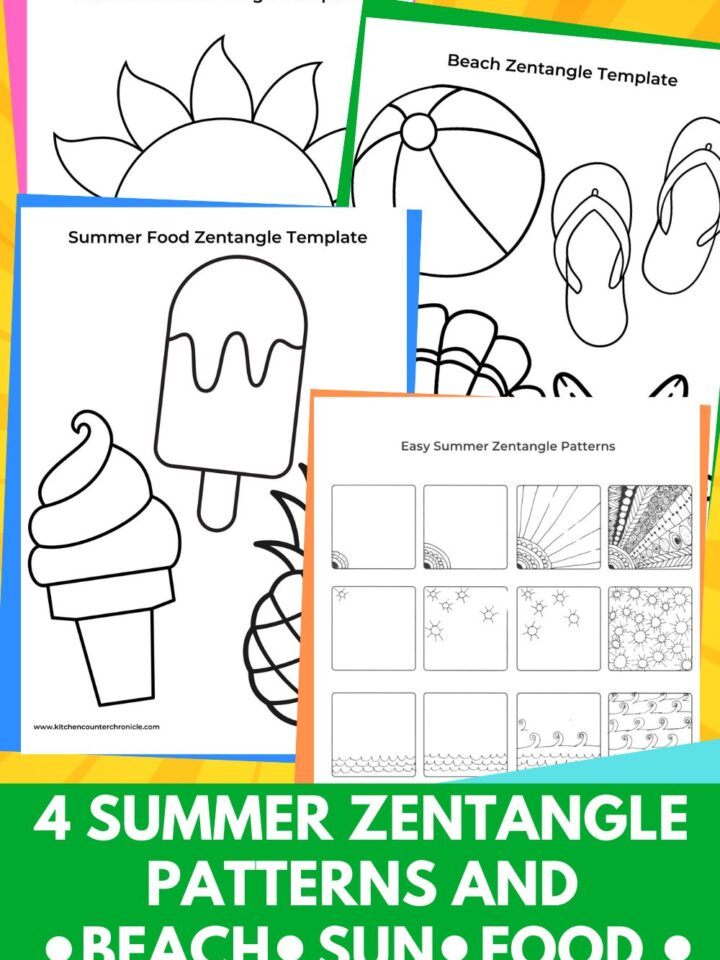 Easy Zentangle Patterns for Beginners and Kids