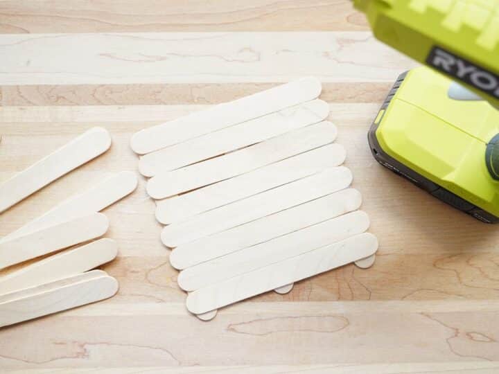 DIY Hanging Bird Feeder from Craft Sticks