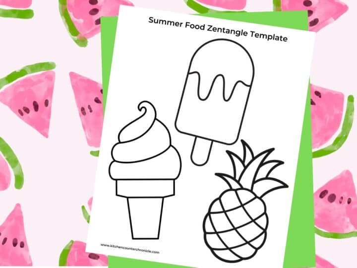 Summer Zentangle Patterns and Templates
