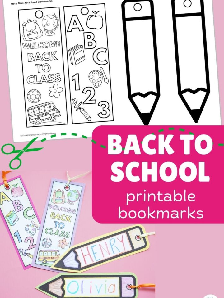 40+ Creative Printable Bookmarks to Color