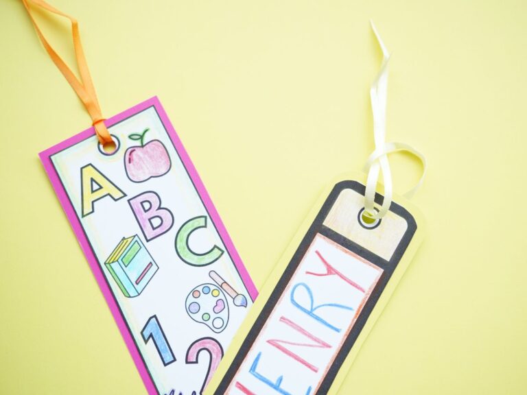 Pencil Bookmarks and More Back to School Bookmarks