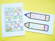Pencil Bookmarks and More Back to School Bookmarks