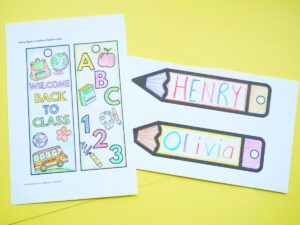 Pencil Bookmarks and More Back to School Bookmarks