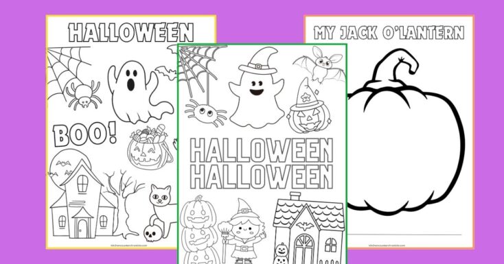 Halloween Coloring Pages for Kids