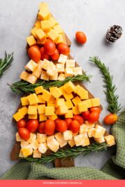 Easy Christmas Tree Cheese Platter