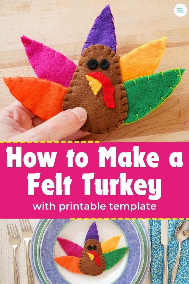 How to Make a Felt Turkey Craft