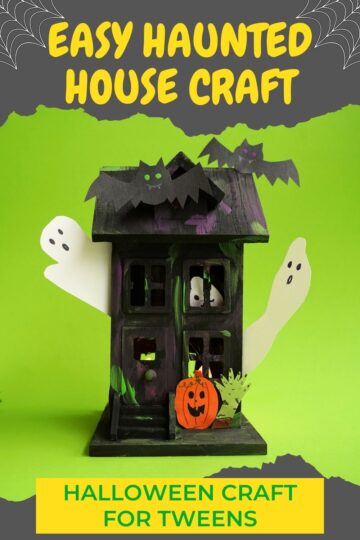Easy Halloween Haunted House Craft
