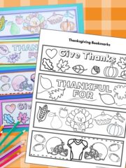 New Year's Eve Bookmarks to Color