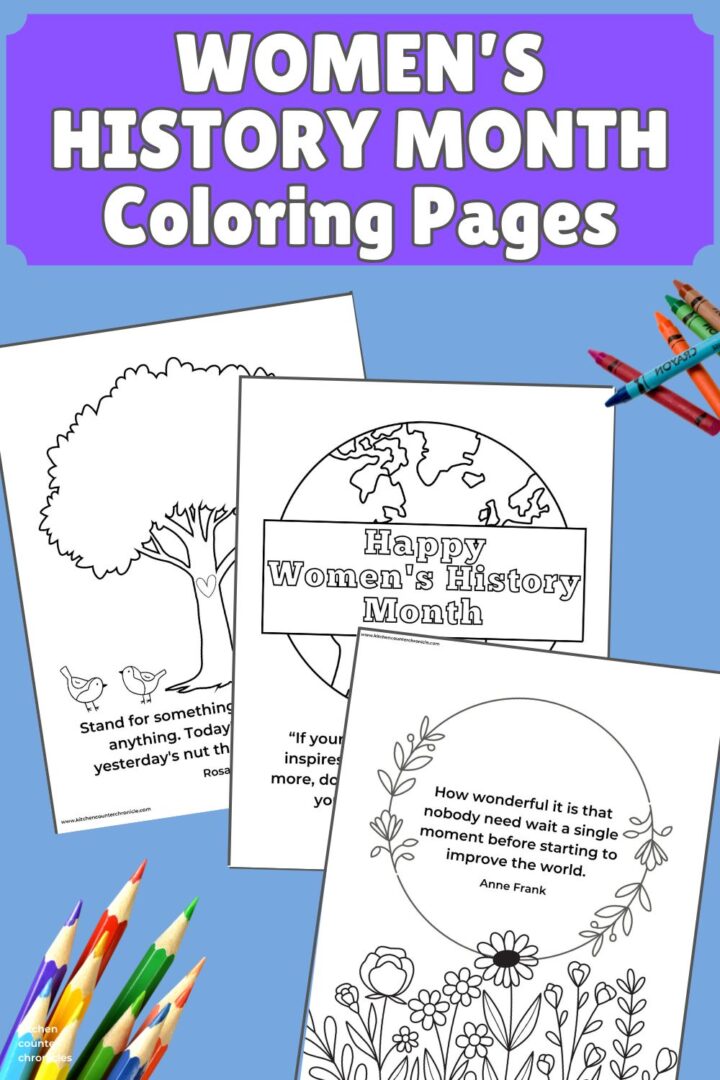 International Women's Day Colouring Pages